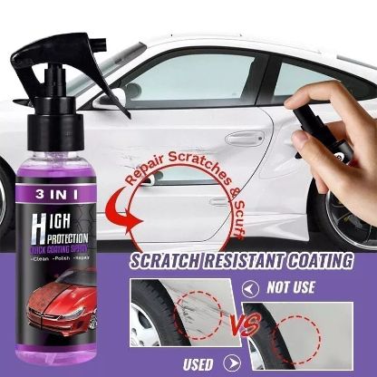 3 em 1 Spray de Revestimento de Carro Rápido de Alta Proteção CARCOAT ...